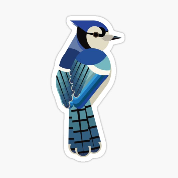 "Blue Jay" Sticker for Sale by kyterlize | Redbubble