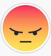 Upset Emoji Stickers | Redbubble