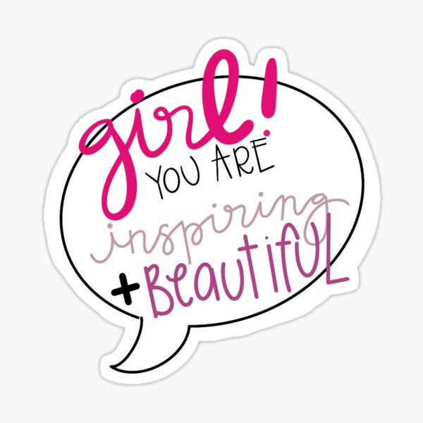 "Girl!" Sticker by Alex-simonton | Redbubble
