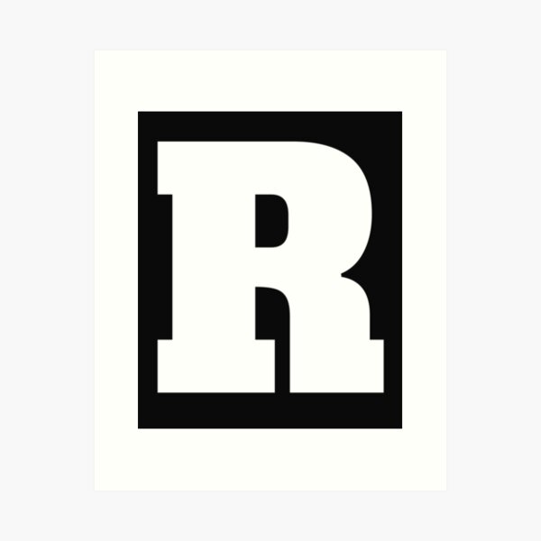 Art & Collectibles Prints Super Letter R Alphabet Print Personalized ...