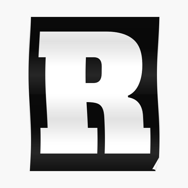"Alphabet R (Uppercase letter r), Letter R" Poster for Sale by ...