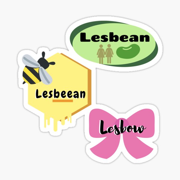 "Lesbian Sticker Set" Sticker for Sale by ElliottJames | Redbubble