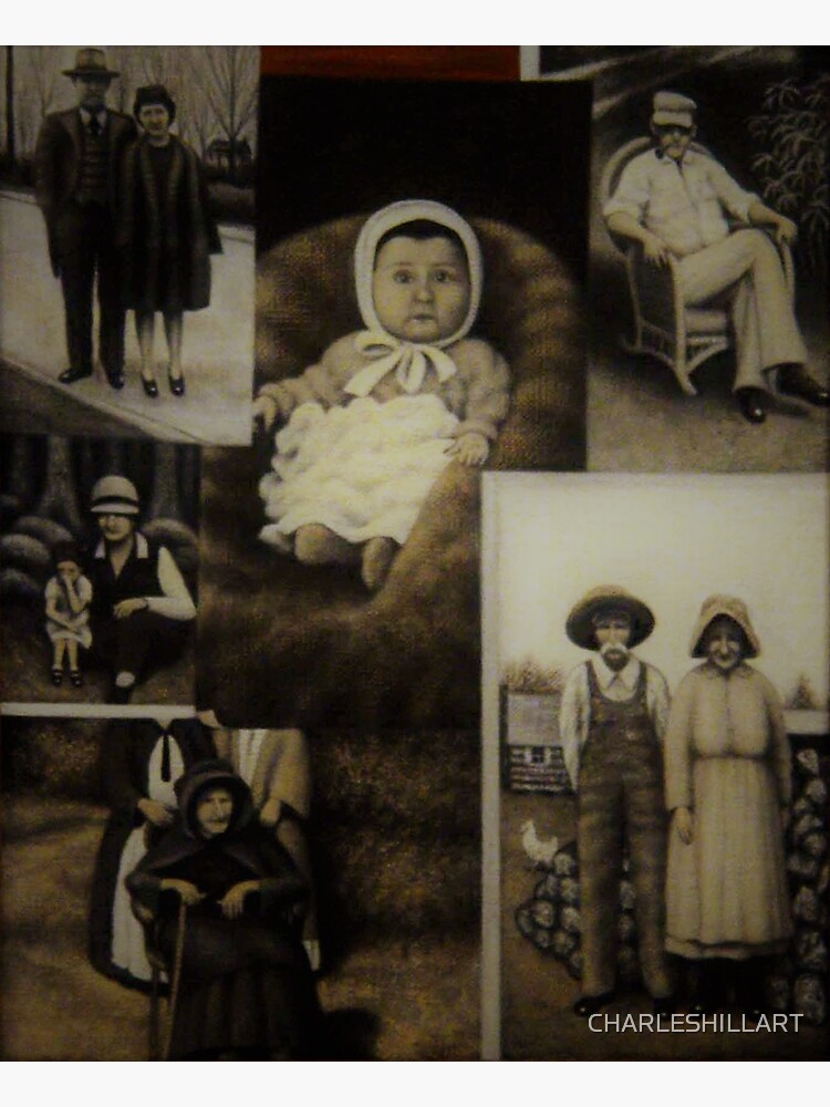 "Minter Family Album" Sticker by CHARLESHILLART | Redbubble