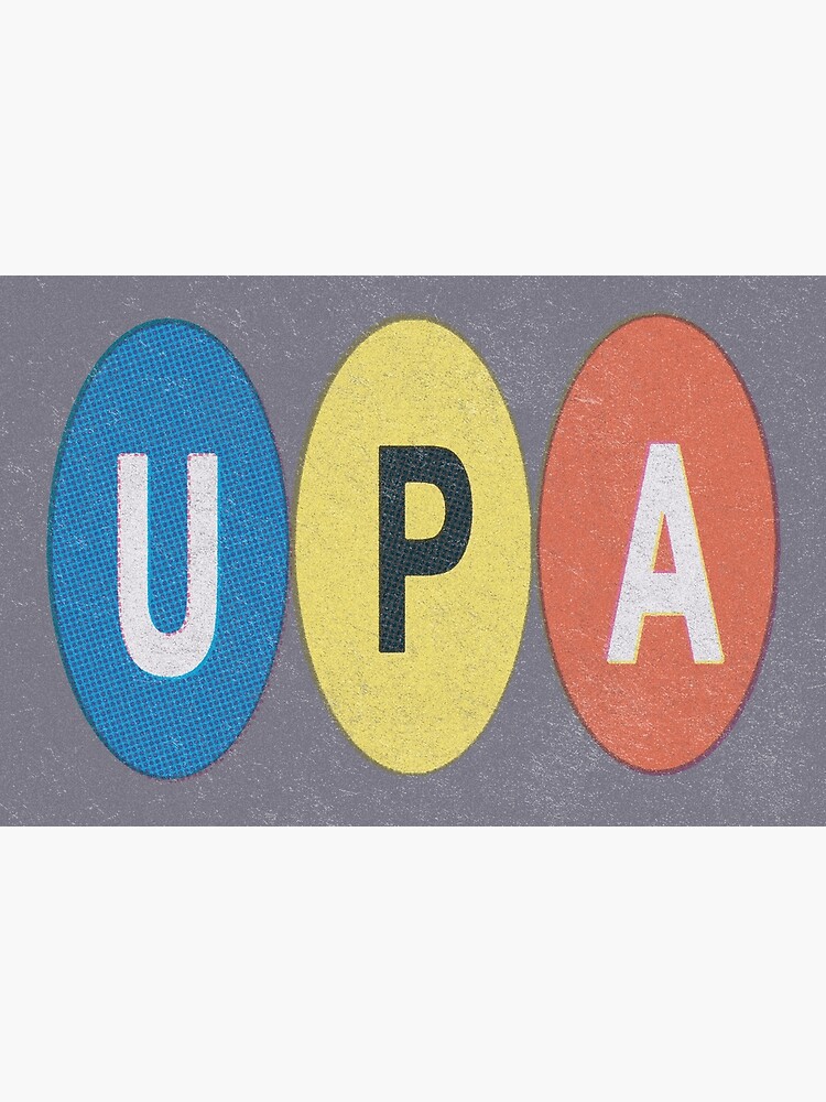 "United Productions of America logo" Poster for Sale by BrownWoodRobot ...