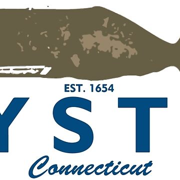 "Mystic - Connecticut." Sticker for Sale by America Roadside. | Redbubble