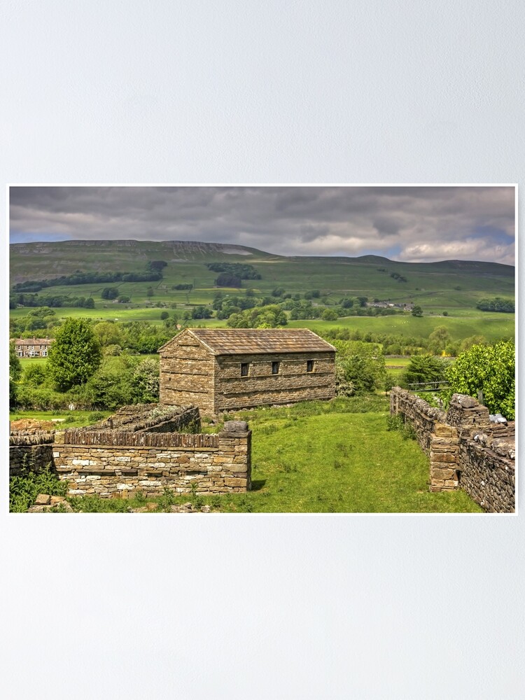 "A Barn in Hawes" Poster for Sale by tomg | Redbubble