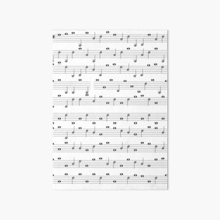 "Scattered Sheet Music Notes " Art Board Print by Dankashire | Redbubble