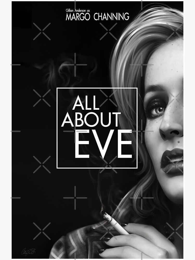 "All about Eve (Margo Channing)" Sticker for Sale by Chimerart | Redbubble
