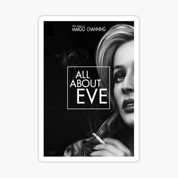 "All about Eve (Margo Channing)" Sticker for Sale by Chimerart | Redbubble