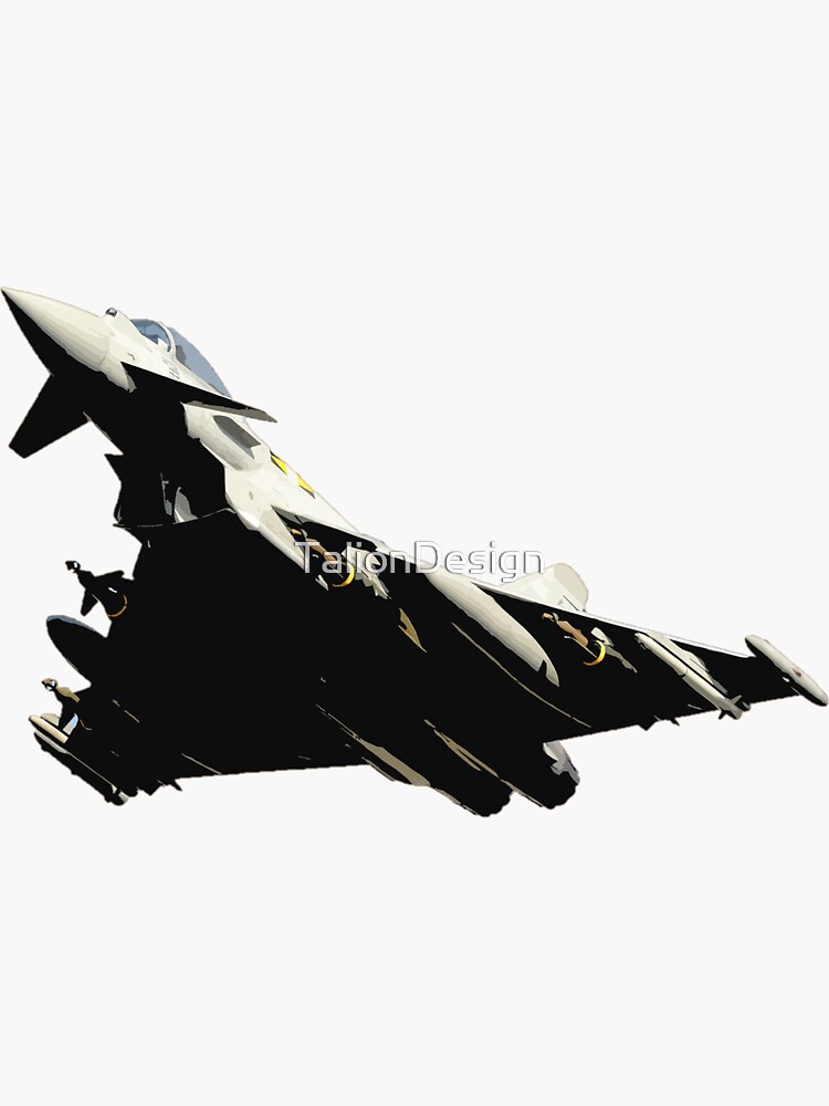 "Royal Air Force Euorfighter Typhoon" Sticker for Sale by TalionDesign ...