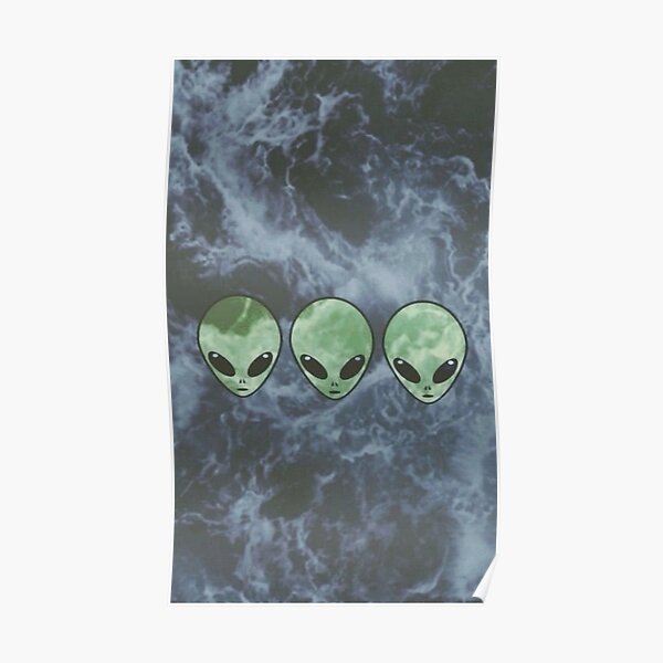 "Alien design, aesthetic" Poster by Strillem | Redbubble