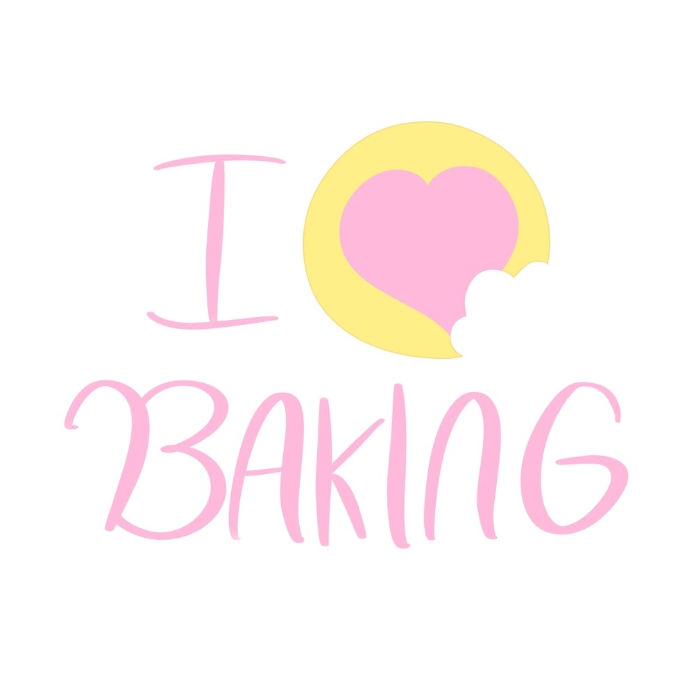 "I Love Baking" by artandstarstuff | Redbubble