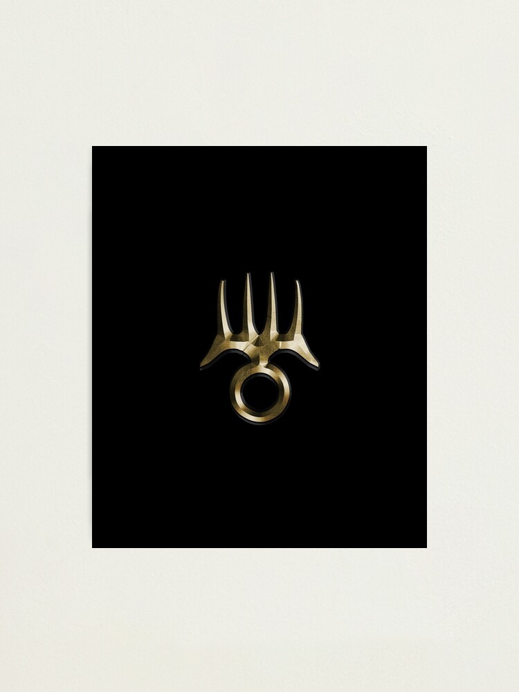 "Vecna Symbol" Photographic Print for Sale by huckblade | Redbubble