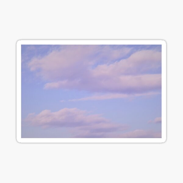 "pink clouds" Sticker for Sale by oirisha | Redbubble