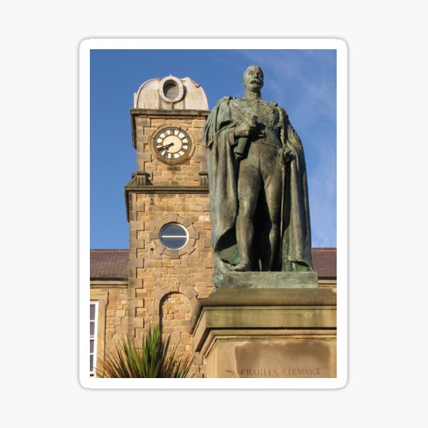 "Statue & Clock Tower" Sticker for Sale by gingerdelight | Redbubble