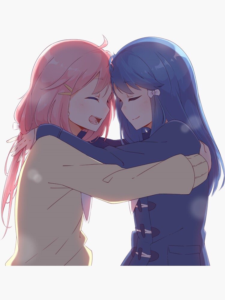 "Rin and Nadeshiko Hug" Sticker for Sale by KokoroPopShop | Redbubble