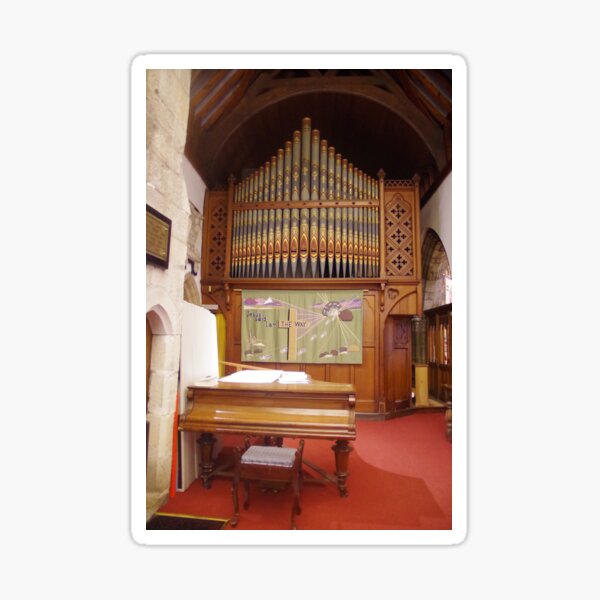 "Piano And Organ" Sticker for Sale by lezvee | Redbubble