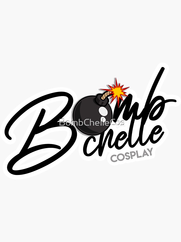 "BombChelle Logo" Sticker for Sale by BombChelleCos | Redbubble