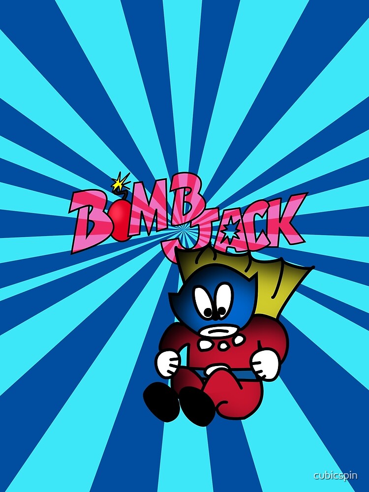 "Arcade Classic - Bomb Jack" Art Print for Sale by cubicspin | Redbubble