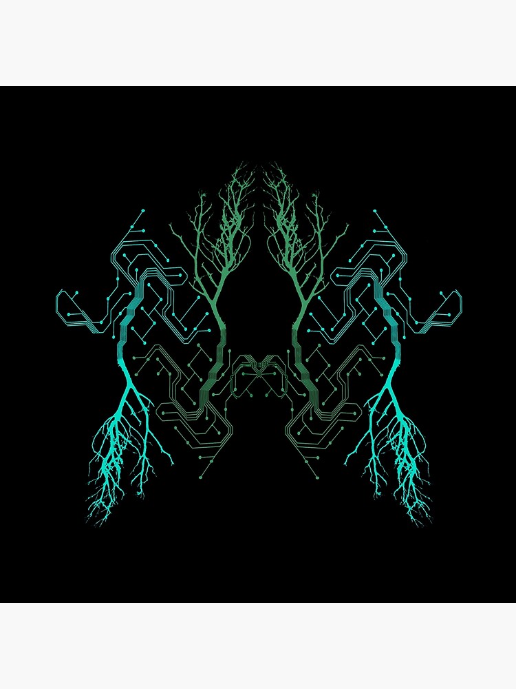 "Techno Tree" Poster by SyansAshes | Redbubble