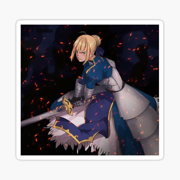 "fate stay night" Sticker by Kirassom | Redbubble