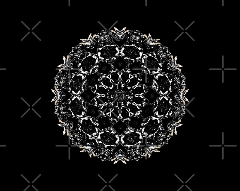 "Planet X Space Art Matrix Meteorite mandala" by PlanetMonkey | Redbubble