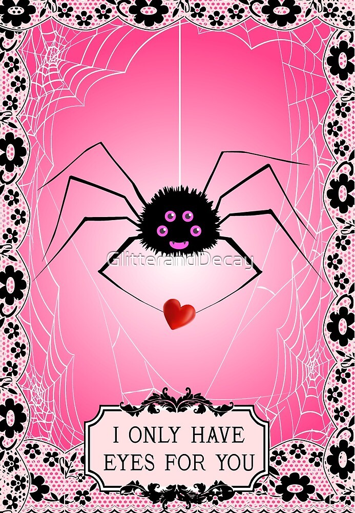 "I only have eyes for you - Valentine's Day Card" by GlitterandDecay ...