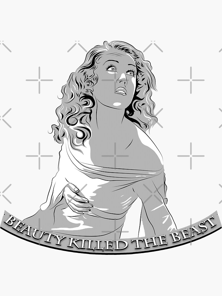 "Scream Queen Fay Wray" Sticker by TMBTM | Redbubble