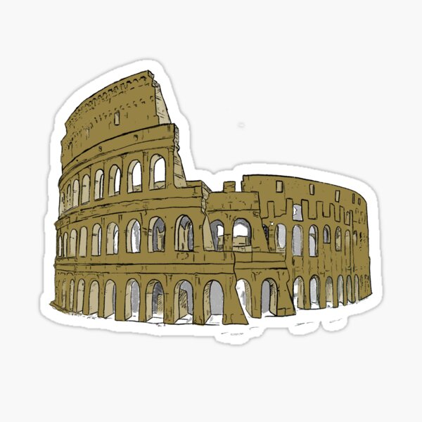 "Rome Colosseum " Sticker for Sale by Adenichilo | Redbubble