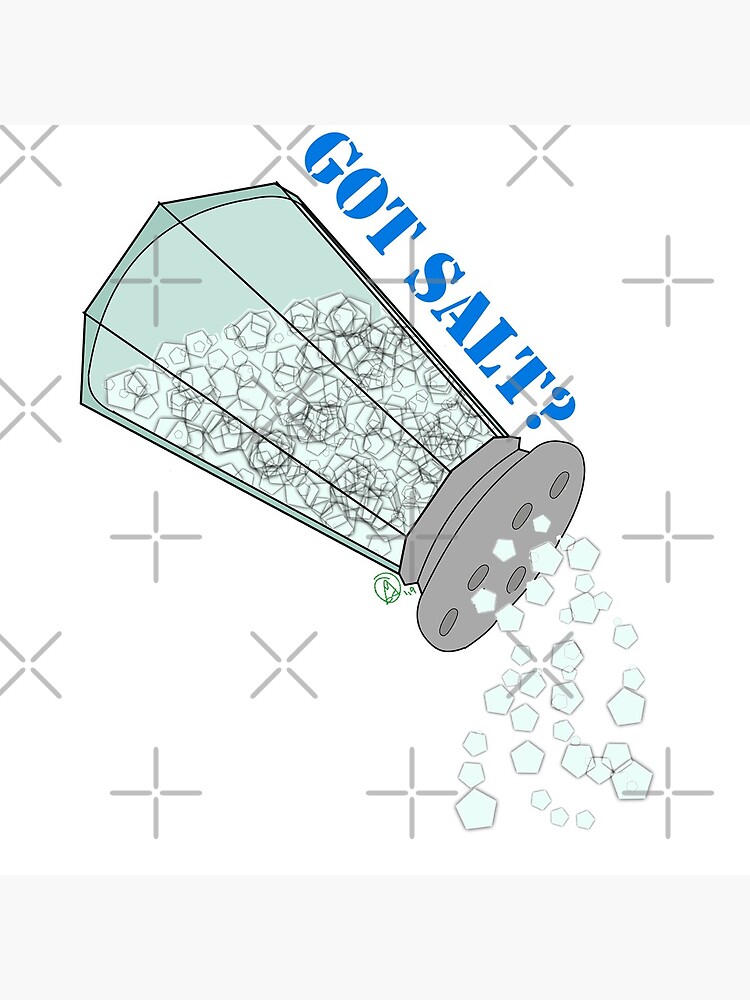 "Got Salt?" Poster for Sale by Jakarva | Redbubble