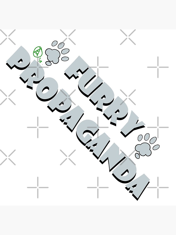 "Furry Propaganda" Poster for Sale by Jakarva | Redbubble