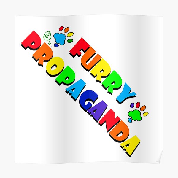 "Furry Propaganda" Poster by Jakarva | Redbubble