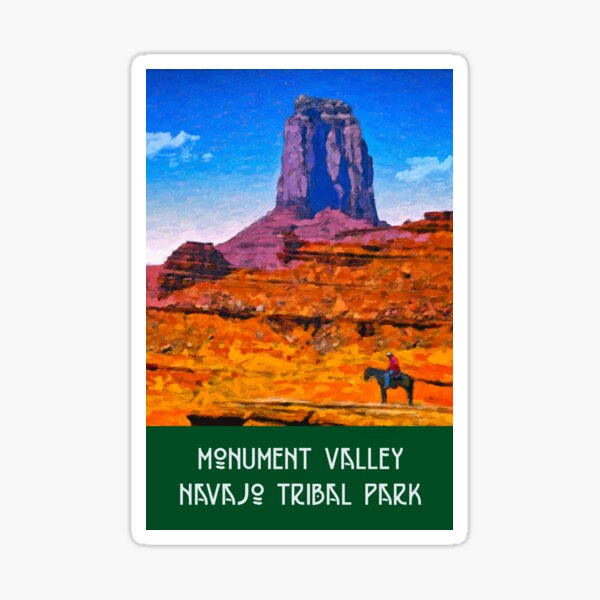 "Monument Valley Navajo Tribal Park" Sticker by chkmtn | Redbubble