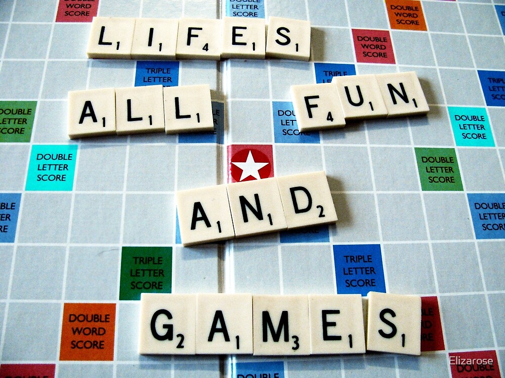 "Life's all fun and Games" by Elizarose | Redbubble