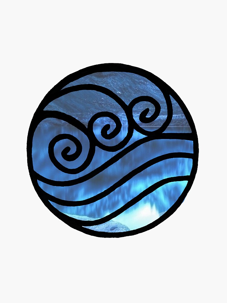 "Avatar Water Tribe Symbol" Sticker for Sale by Stephanie Ward-Harvey ...