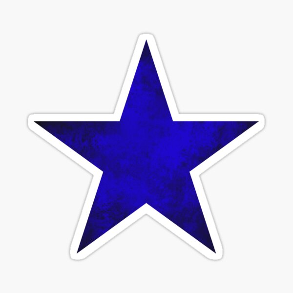 "Blue Star" Sticker for Sale by Lovaas | Redbubble