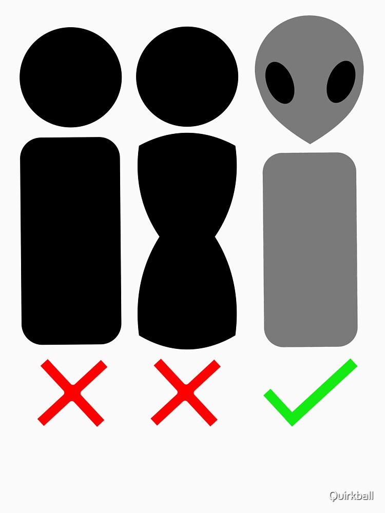 "Alien Gender (Grey)" Pullover Hoodie for Sale by Quirkball | Redbubble