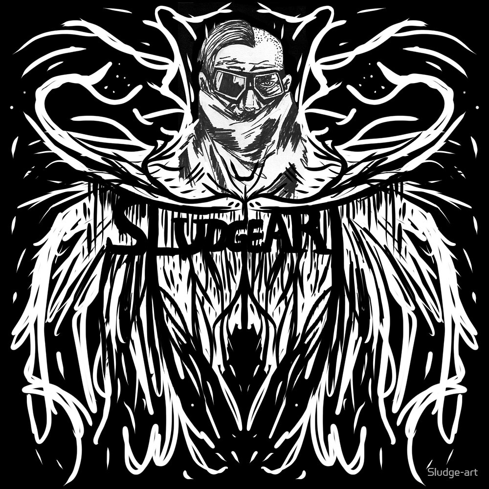 "Sludge Art (Black Metal)" by Sludge-art | Redbubble