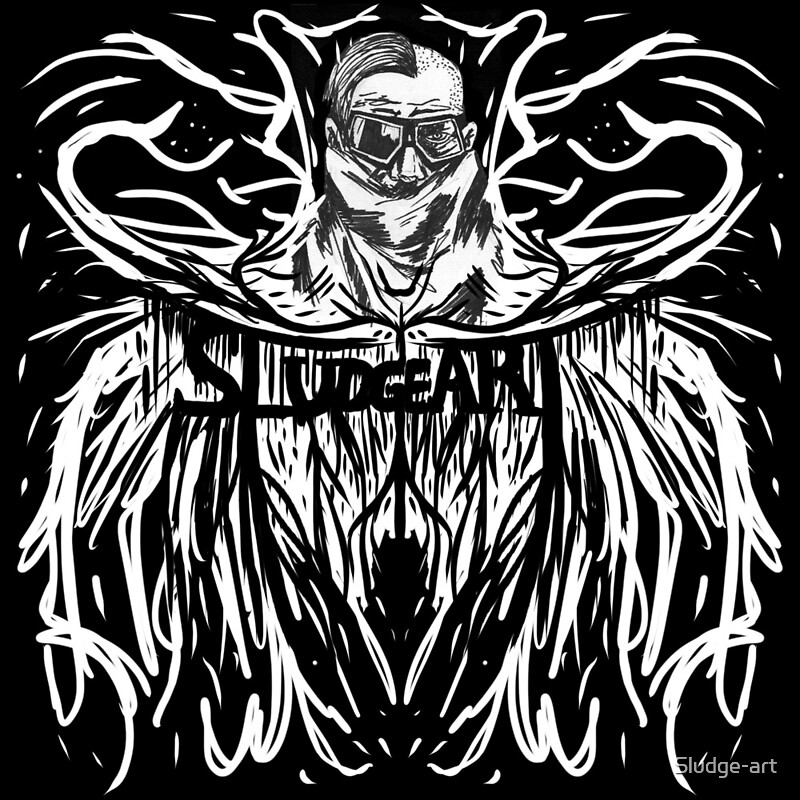 "Sludge Art (Black Metal)" by Sludge-art | Redbubble