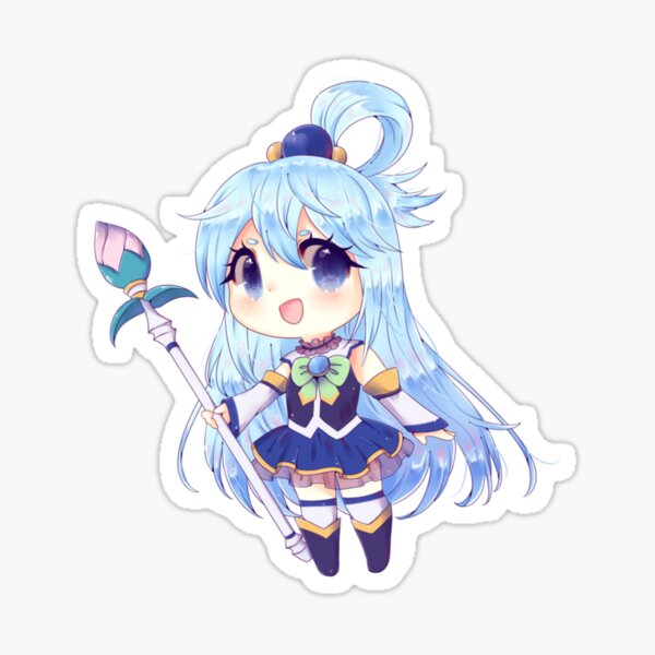 "Konosuba Aqua" Sticker by domkraj | Redbubble