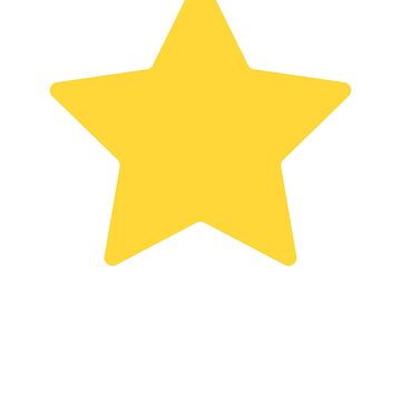 "Yellow Star " Sticker for Sale by motionhub | Redbubble