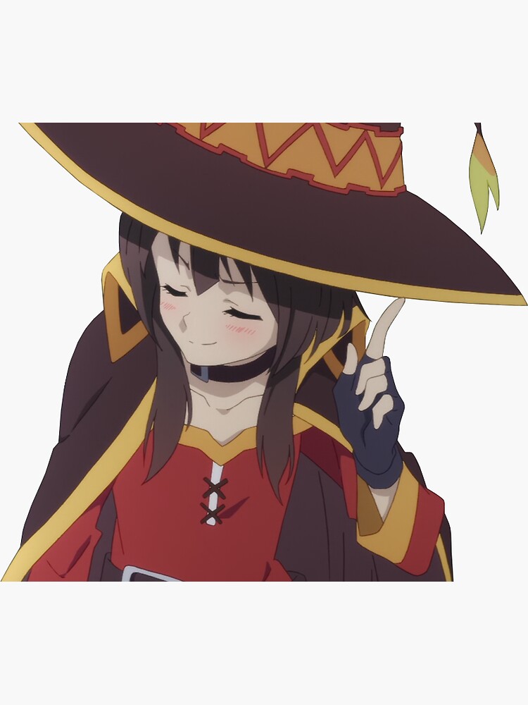 "Konosuba Megumin" Sticker for Sale by domkraj | Redbubble