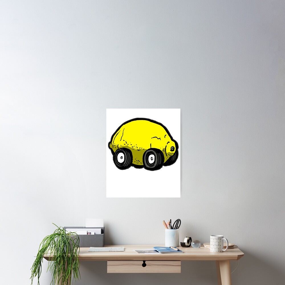 "Lemon Car Meme" Poster by sketchNkustom | Redbubble
