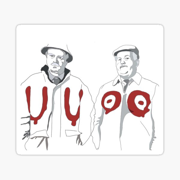 "Still Game #1" Sticker for Sale by Undrawn | Redbubble
