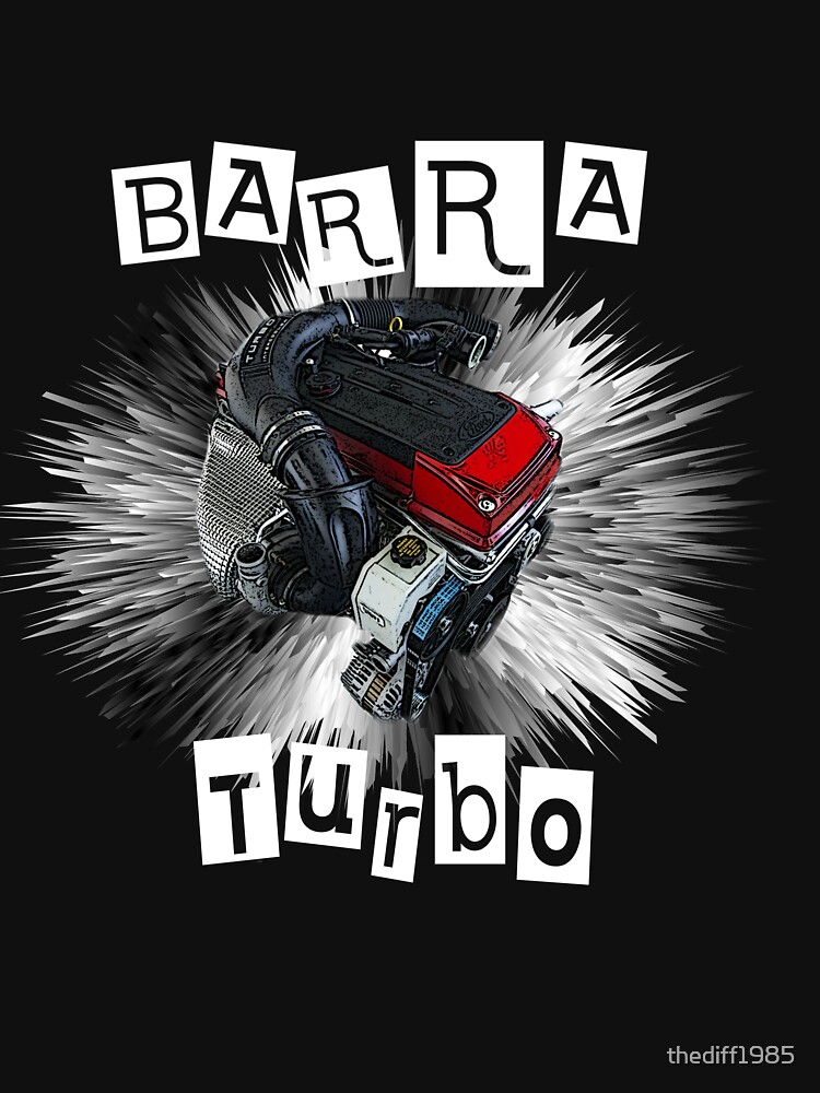 "Ford barra motor turbo" T-shirt for Sale by thediff1985 | Redbubble ...