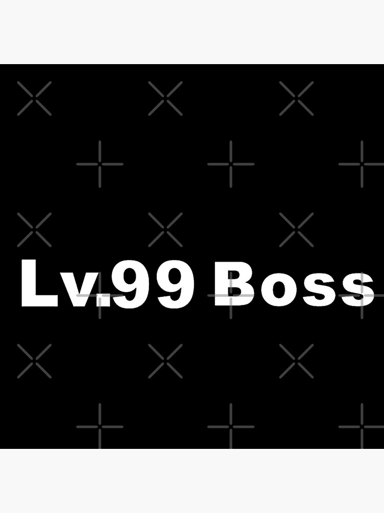 "Level 99 BOSS MEME" Photographic Print by FmlRedbub | Redbubble