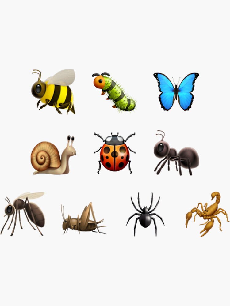 "Bug Sticker Pack" Sticker for Sale by alwaysnicole | Redbubble