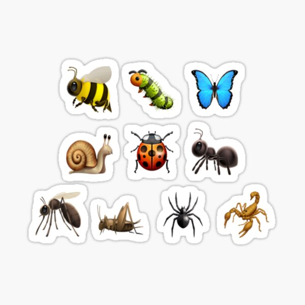 Bug Sticker Pack Sticker For Sale By Alwaysnicole Redbubble