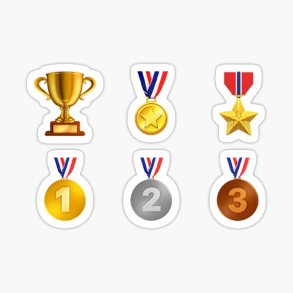 "Trophy Sticker Pack" Sticker for Sale by alwaysnicole | Redbubble