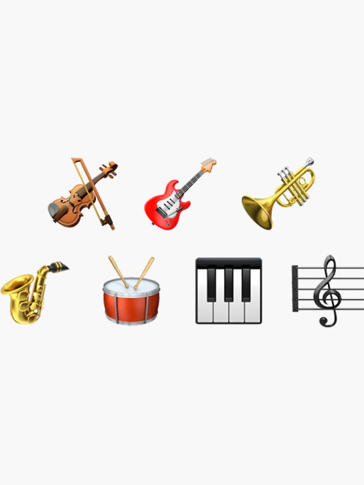 "Music Sticker Pack" Sticker for Sale by alwaysnicole | Redbubble